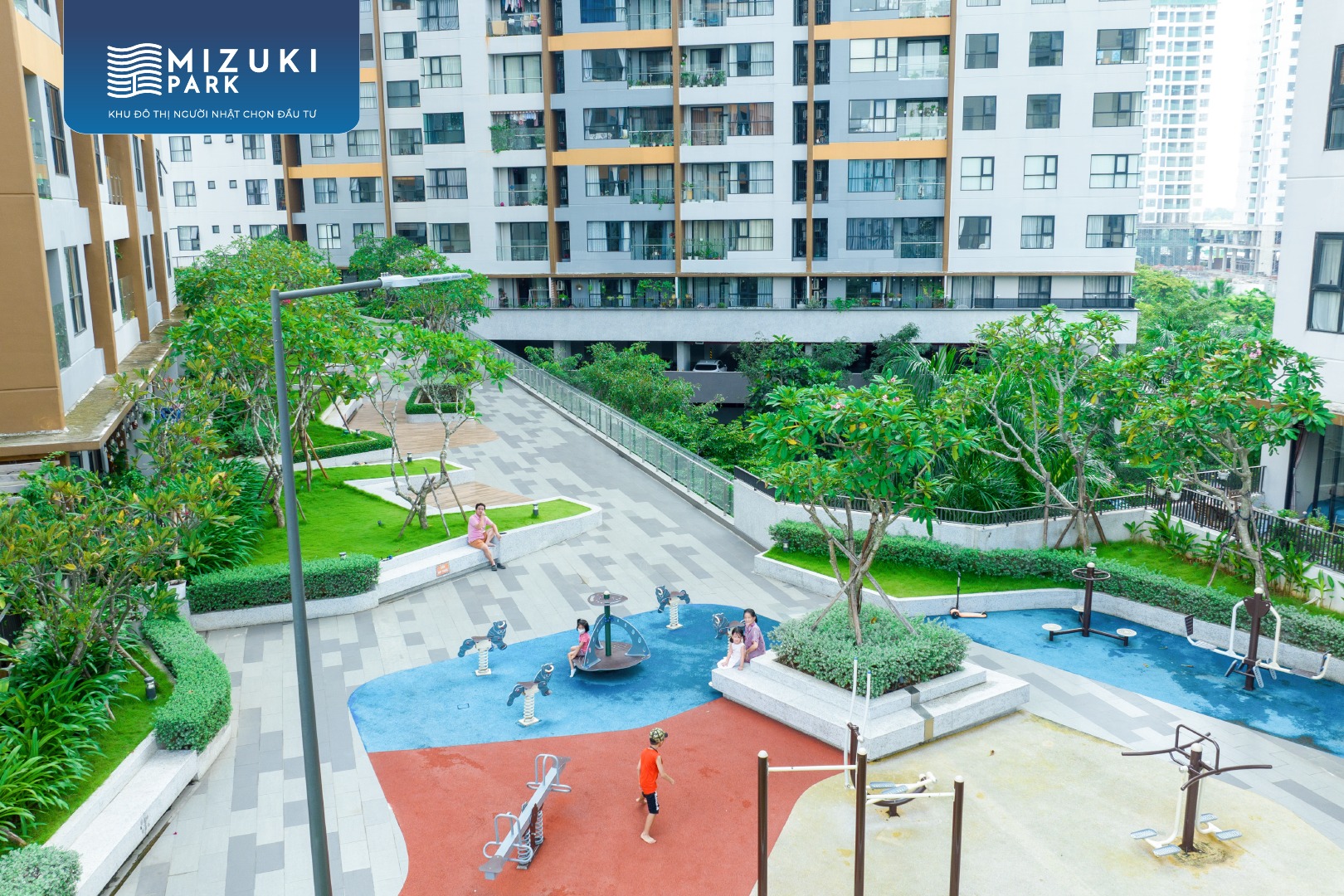 Nuôi dưỡng thể chất toàn diện với tổ hợp tiện ích ngoài trời của MIZUKI PARK