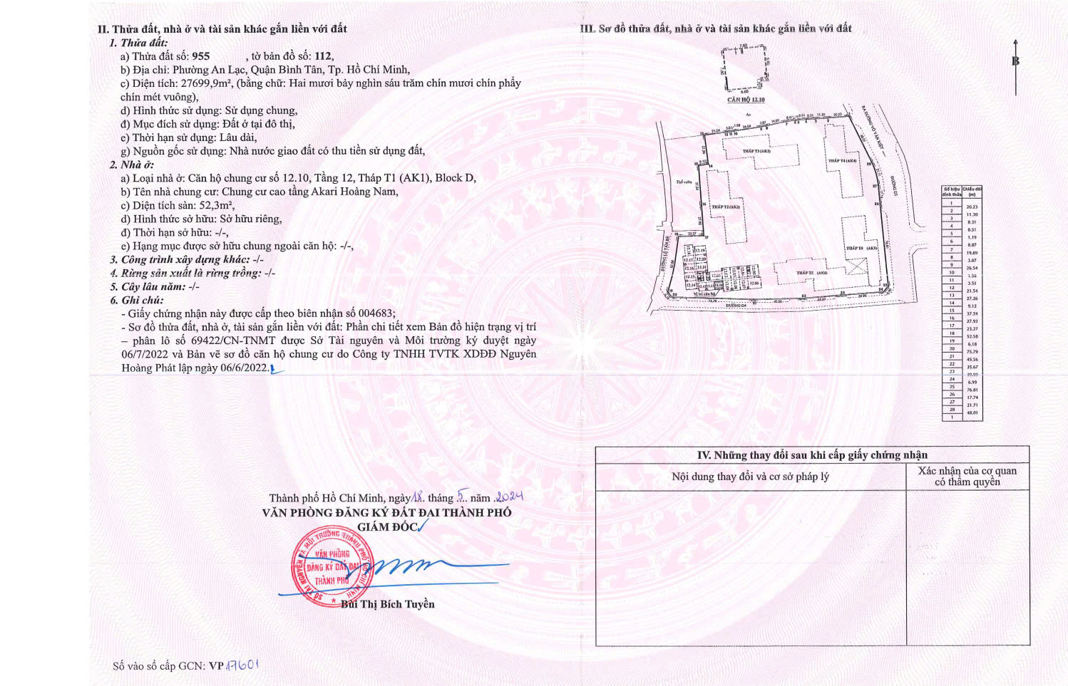 Thông báo cập nhật và cung cấp hồ sơ làm sổ hồng Akari City phase 2